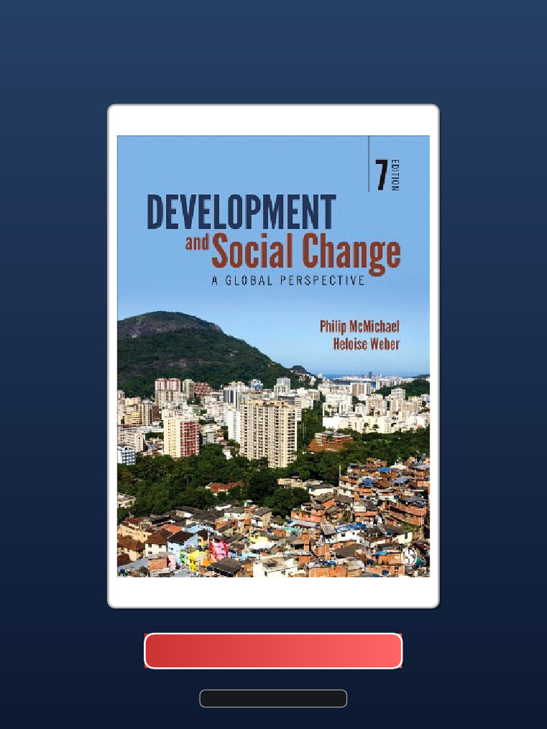 Development and Social Change 7th Edition McMichael Test Bank PDF ...