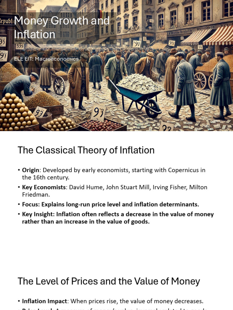 Money Growth and Inflation-1 | PDF | Inflation | Money Supply