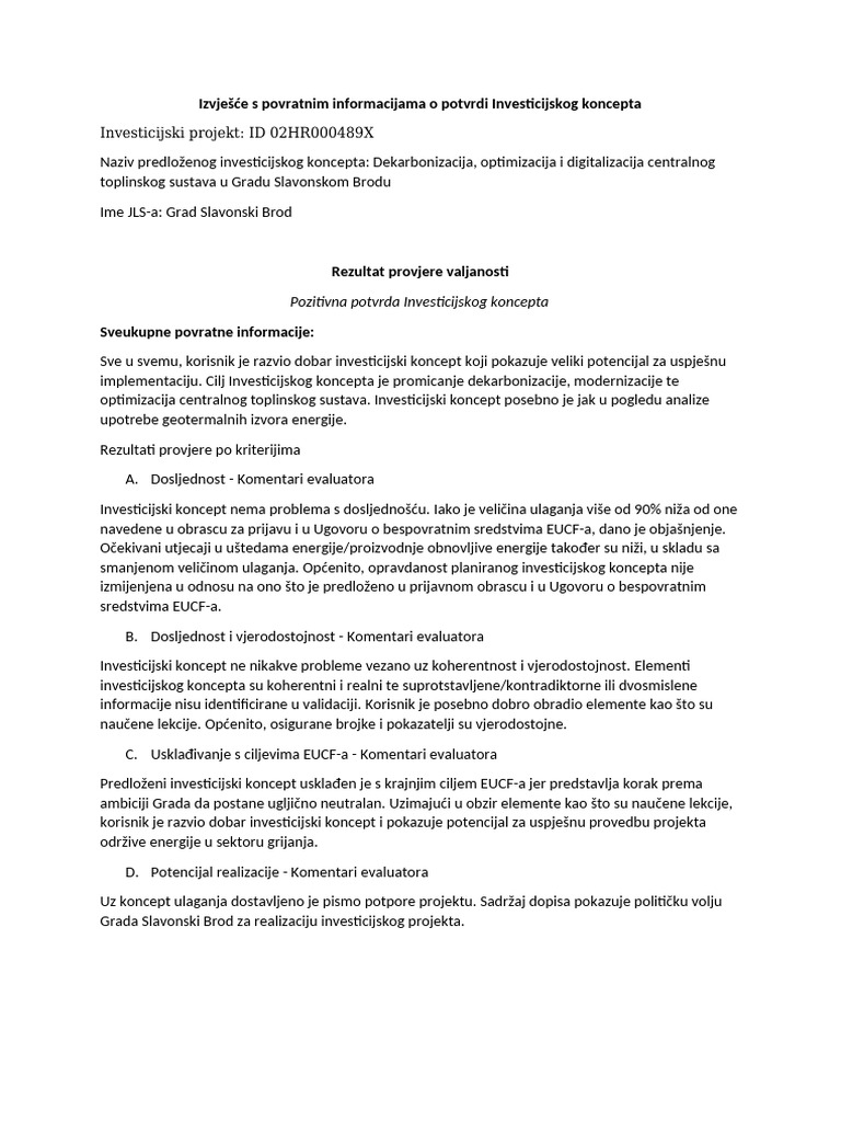 Rezultati Validacije | PDF