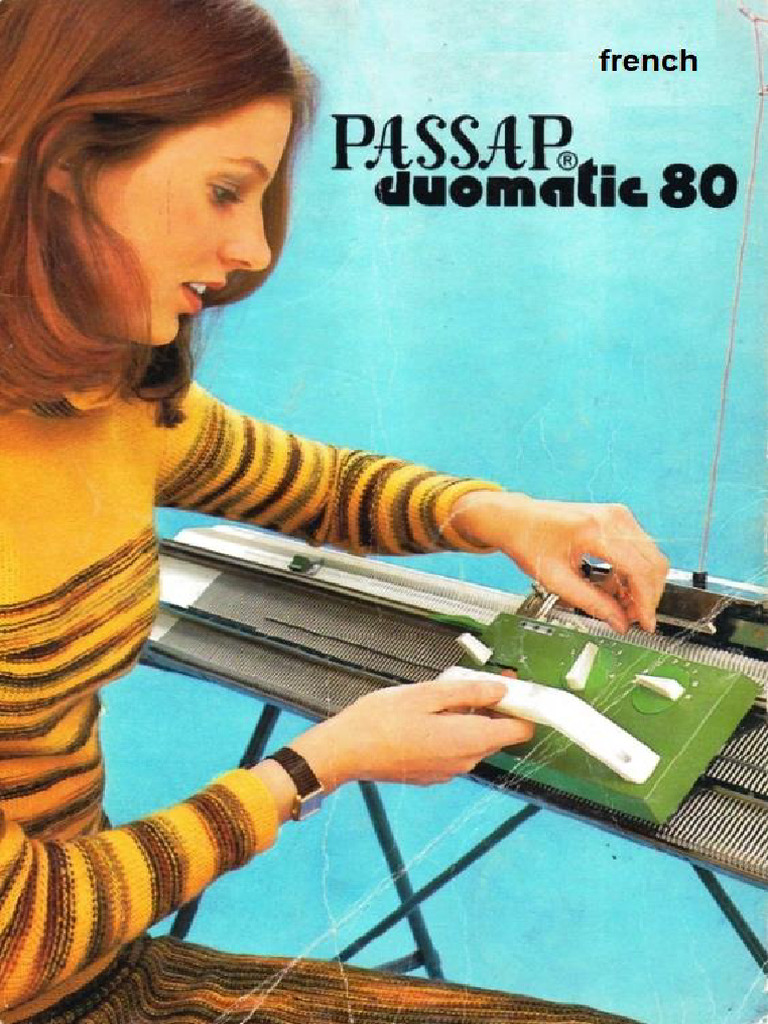 Passap-Duomatic 80 Operating Manual French | PDF