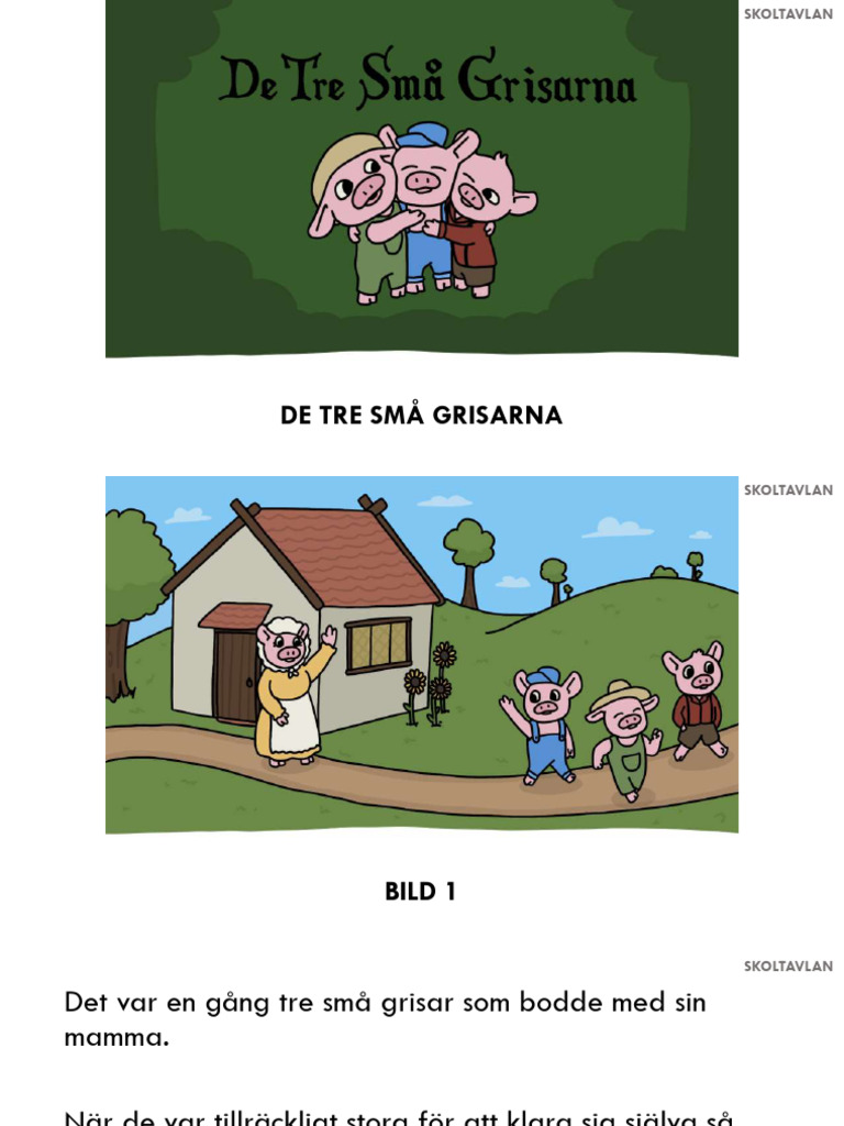 De Tre Sma Grisarna | PDF