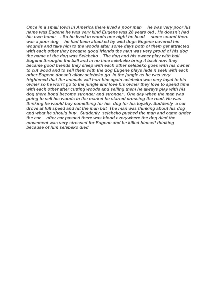Child Story | PDF