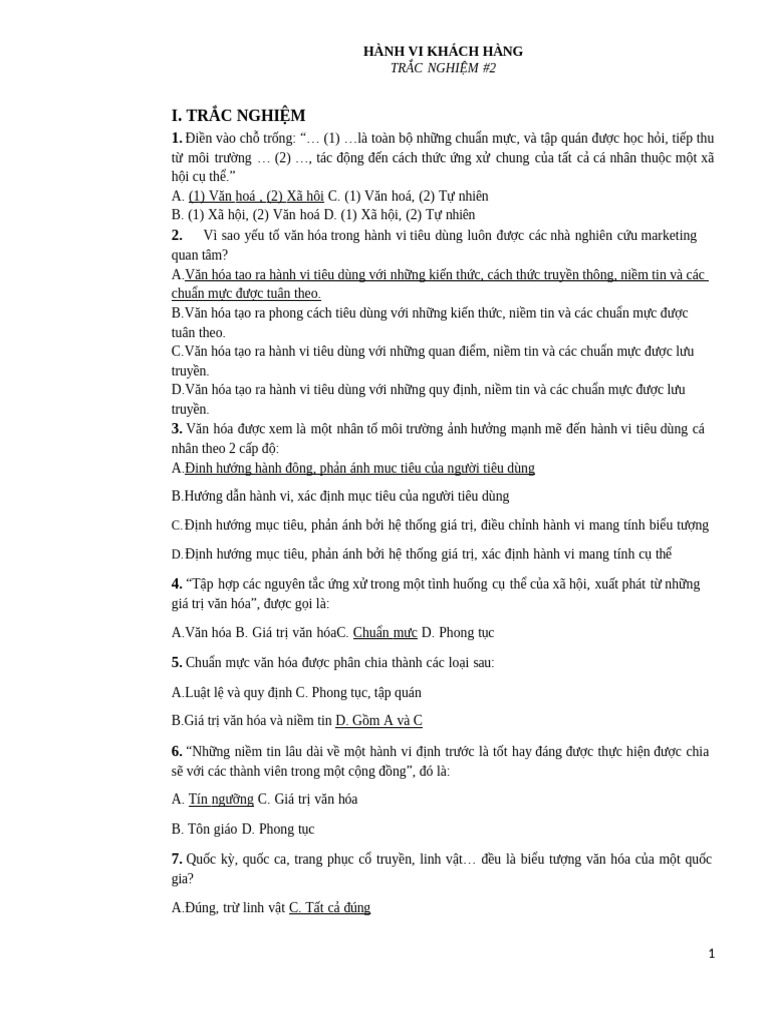 Bai Tap HVKH 2 | PDF