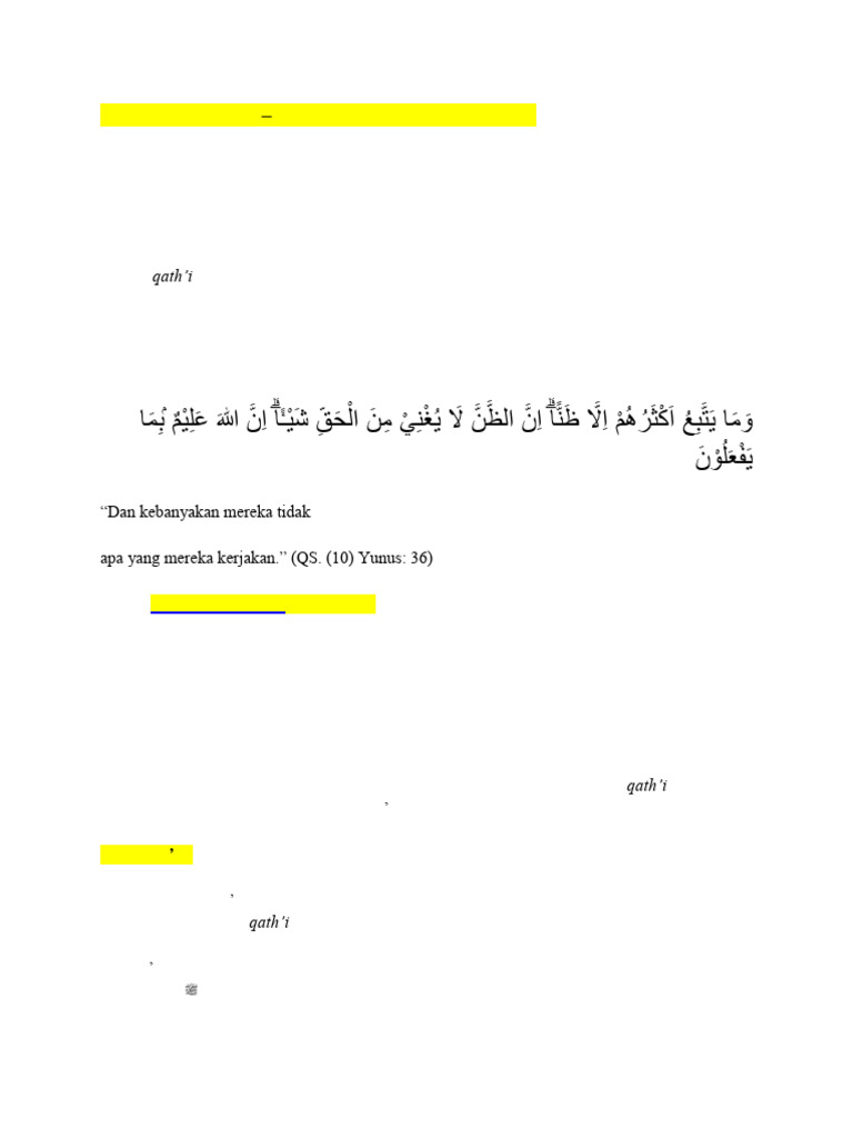 Dalil-Dalil Hukum Syariah dalam Islam | PDF