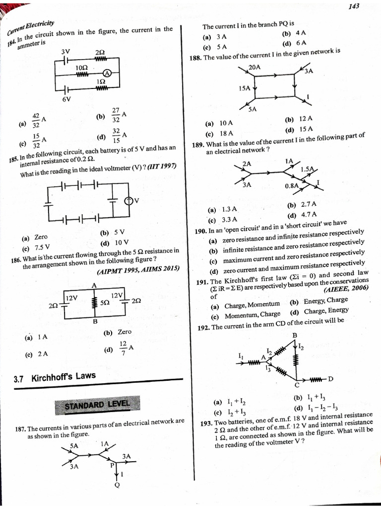 Current Electricity 12th | PDF