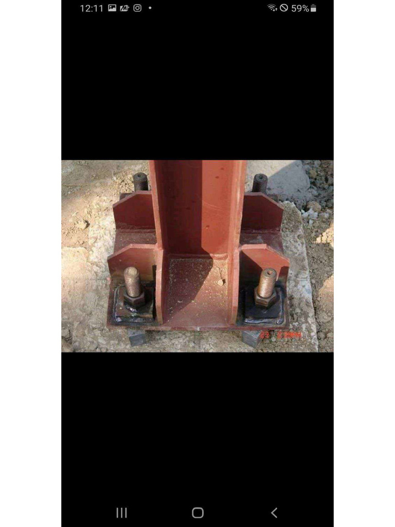 BS5980 - Design of Stiffner Plate Base | PDF