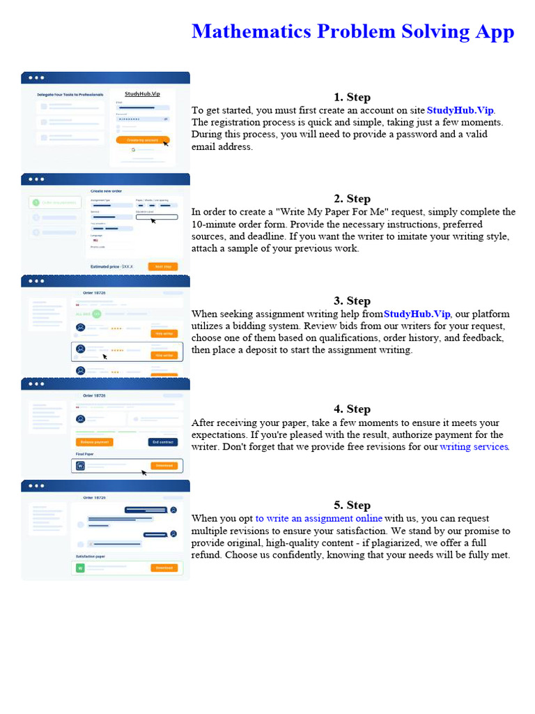 Mathematics Problem Solving App | PDF