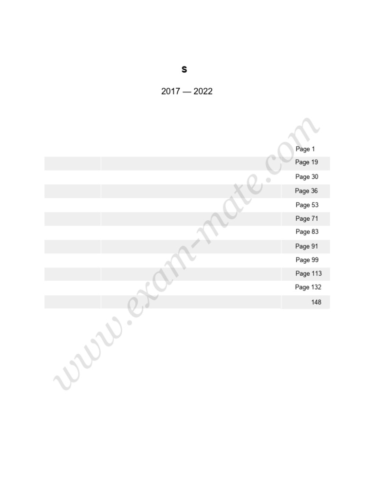 IB Diploma Chemistry SL P1 2017-22-Sample | PDF | Chemistry | Applied ...