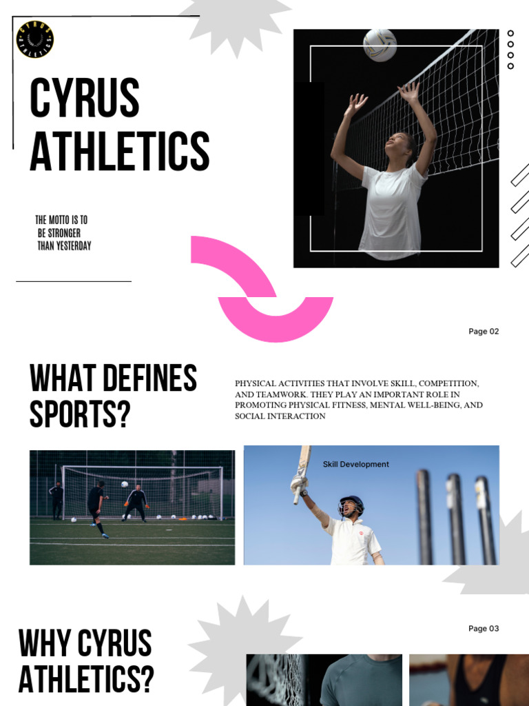Cyrus Athletics: Your Sports Community | PDF