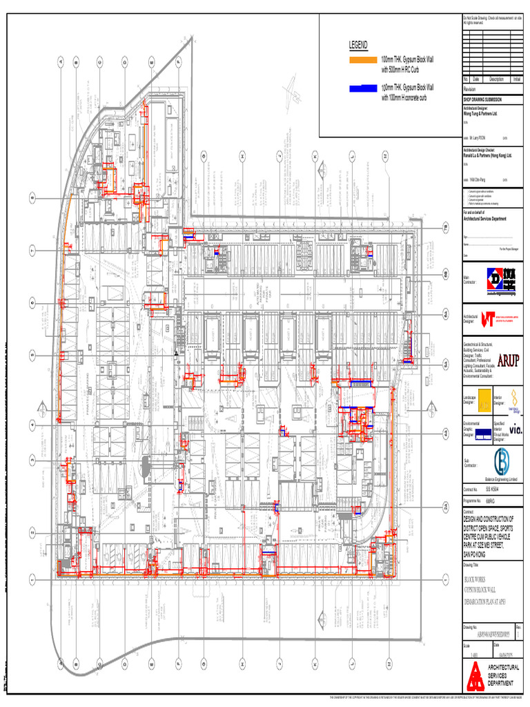 Blockwall Demarcation Plan at APS3 - REV - 1 | PDF