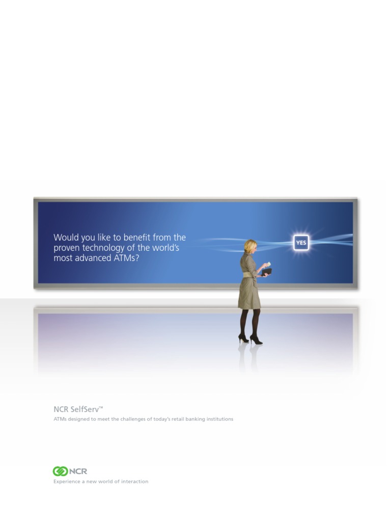 NCR Selfserv Brochure | PDF | Automated Teller Machine | Retail