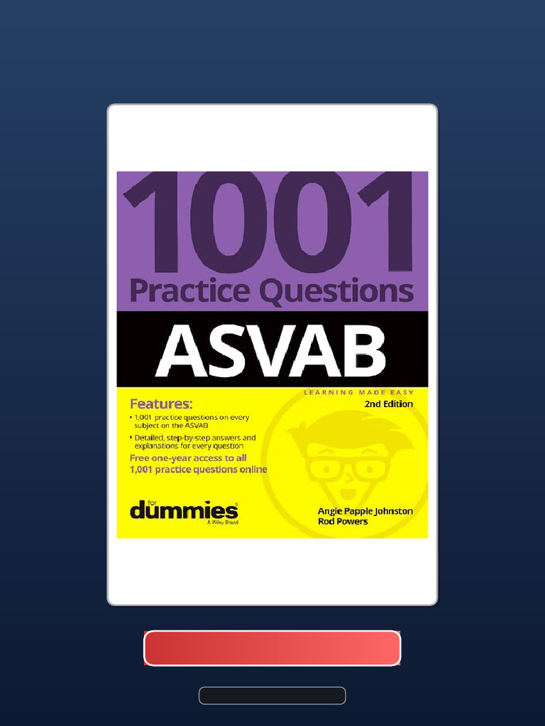 Complete Bundle ASVAB 1001 Practice Questions For Dummies 2nd Edition ...