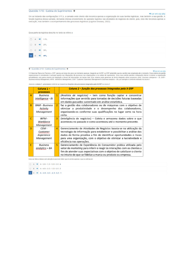 Apols Cadeia Suprimentos - Uninter | PDF