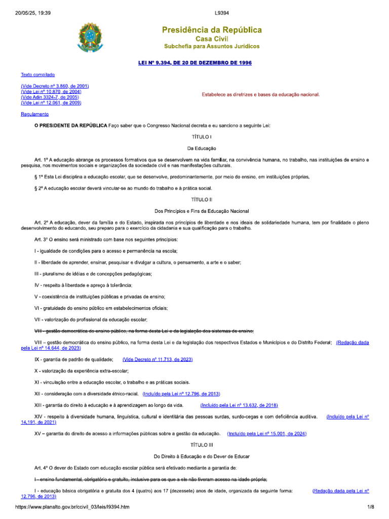 LDB Atualizada | PDF