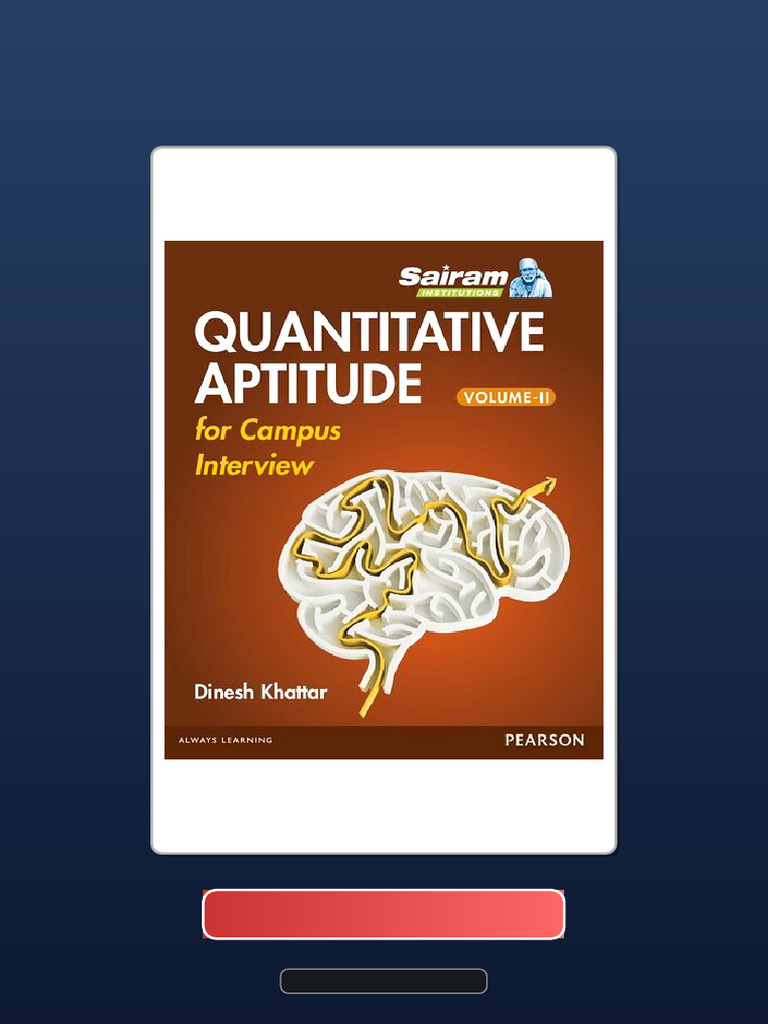 Complete Bundle Quantitative Aptitude for Camps Interview Vol II HQ ...