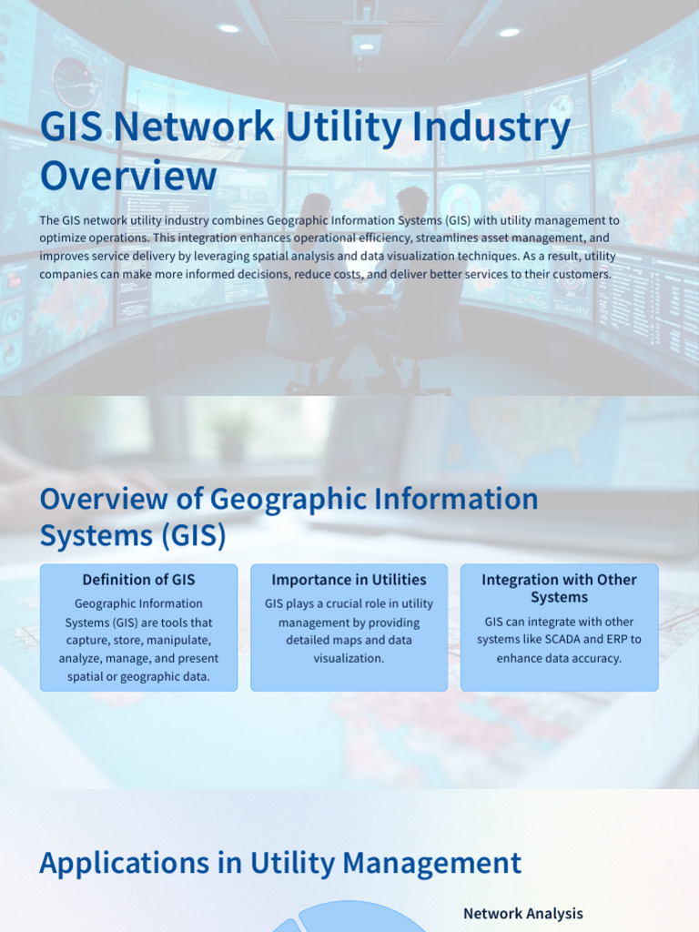 GIS Network Utility Industry | PDF | Geographic Information System ...