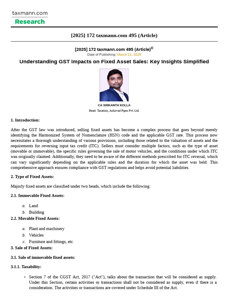 2025 04 30T16 30 2025 172 Taxmann Com 495 Article Understanding GST ...