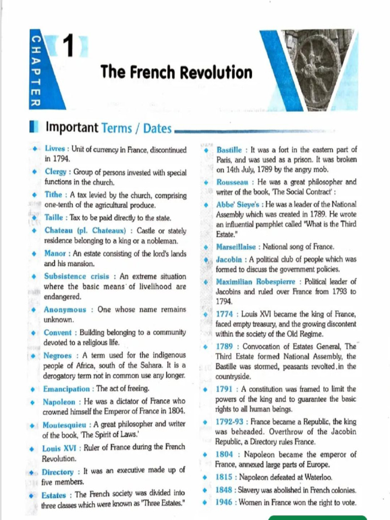 French Revolution Class 9 | PDF