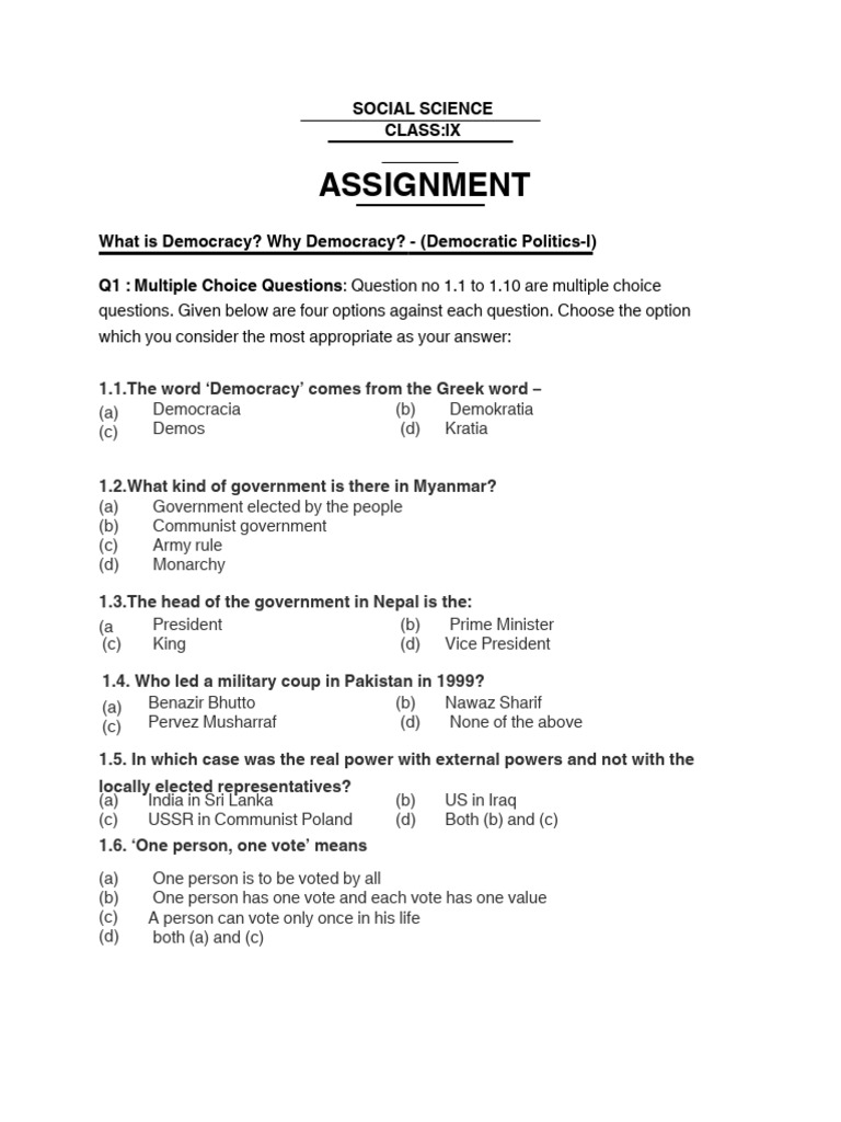 1750077924657.worksheet - What Is Democracy Why Is Democracy | PDF ...