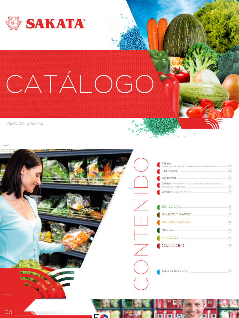 Sakata: Innovación en Hortalizas y Flores | PDF | Germinación | Cosecha