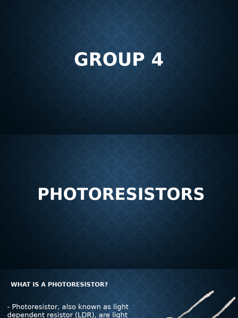 Understanding Photoresistors and LDRs | PDF