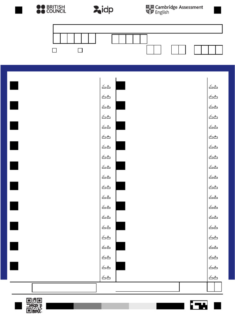 IELTS General Reading Answer Sheet | PDF