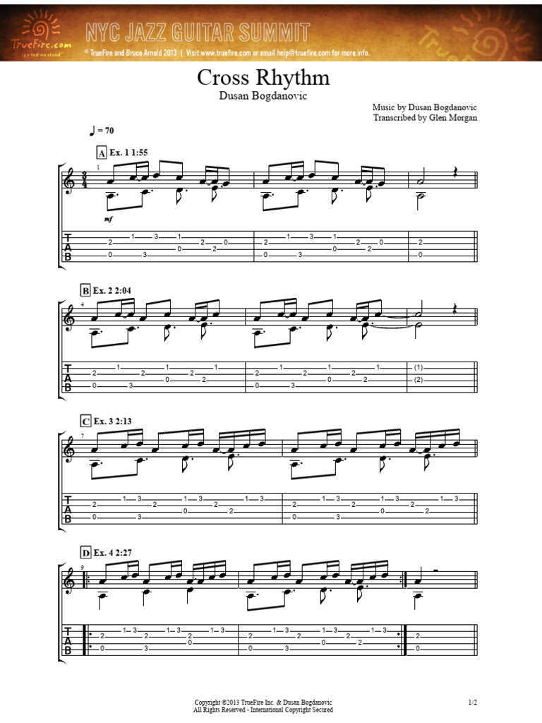 Cross Rhythm - Dusan Bogdanovic | PDF