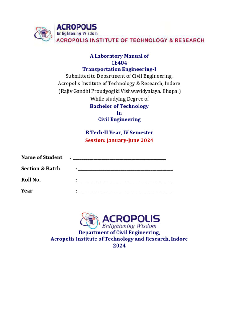 Transportation Engineering 1 | PDF | Tunnel | Rail Transport