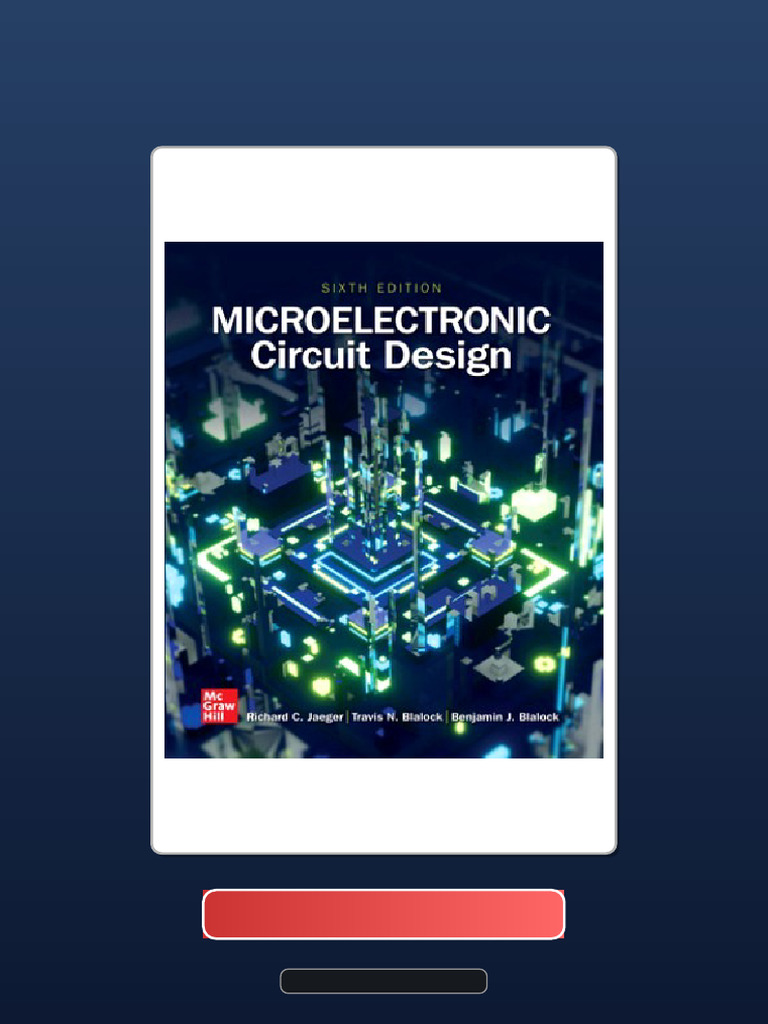 Microelectronic Circuit Design 6th Edition Jaeger Test Bank PDF ...