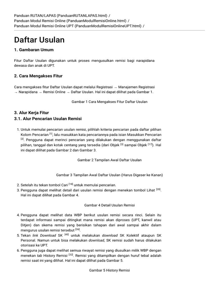 Daftar Usulan | PDF