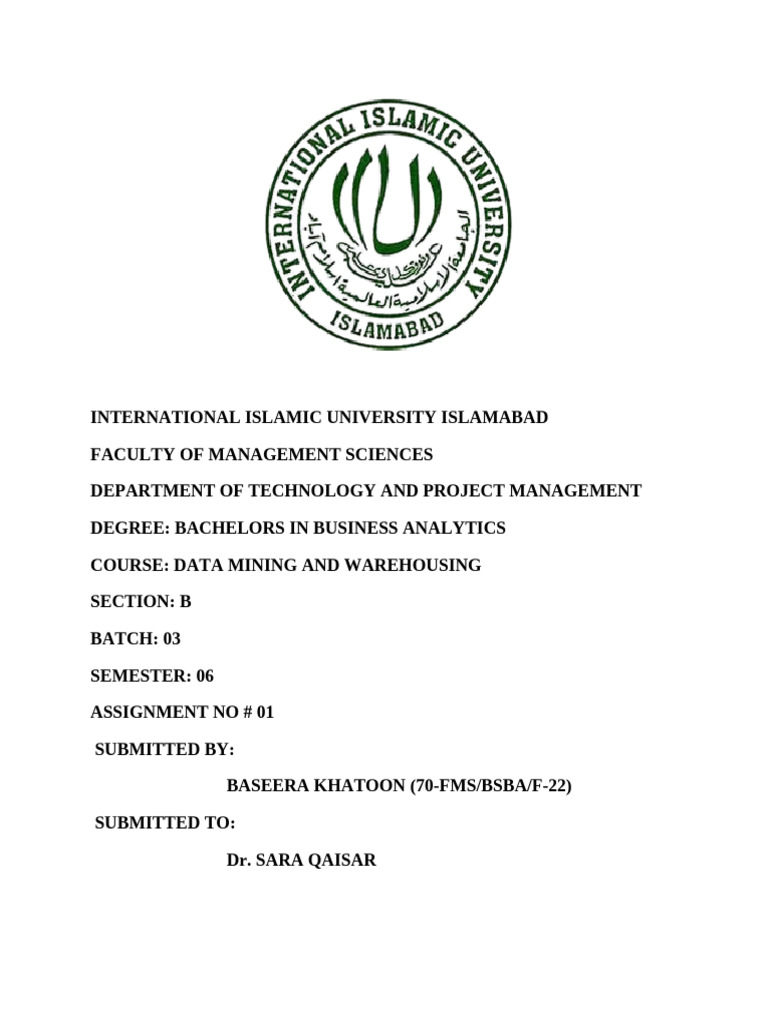 Data Mining BA | PDF | Information Science | Data