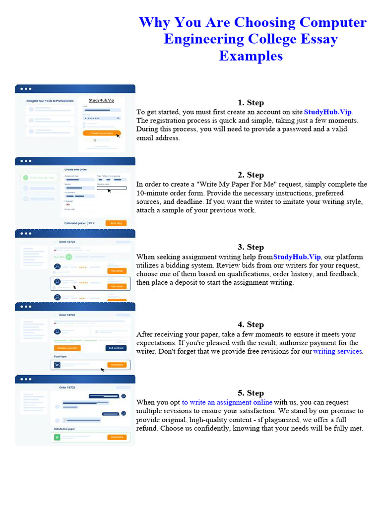Why You Are Choosing Computer Engineering College Essay Examples | PDF ...