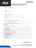 New Dealer Application Form | PDF