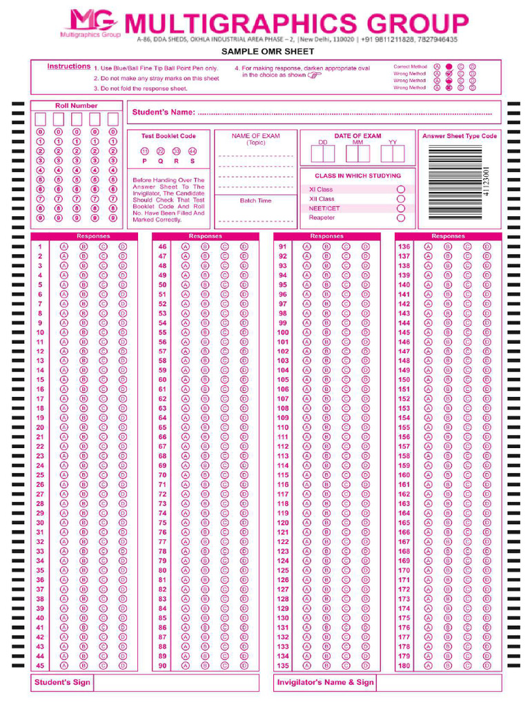 180 Q Omr - Page-0001 | PDF