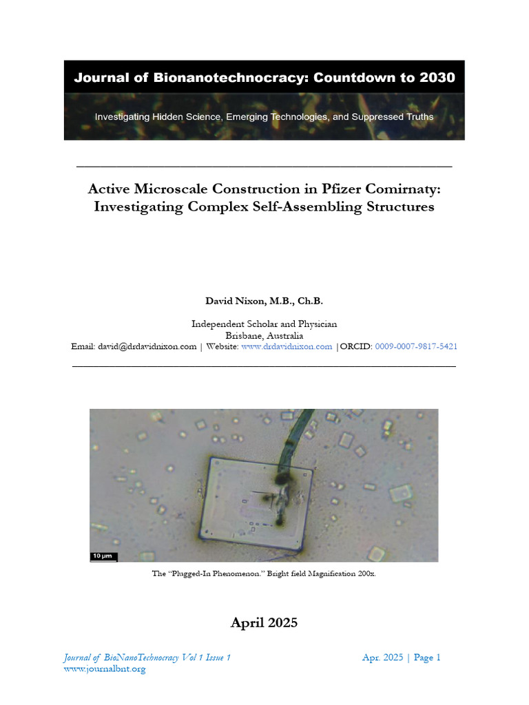 Active Microscale Construction in Pfizer Comirnaty 20250408 Final | PDF ...