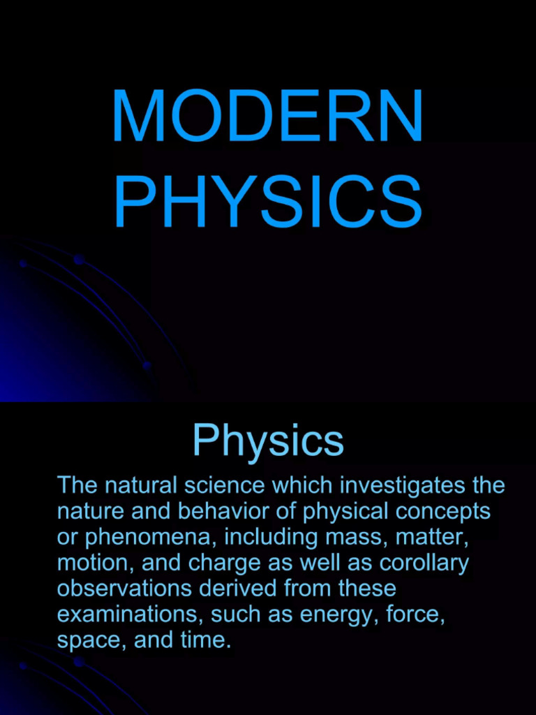 Modern Physics | PDF