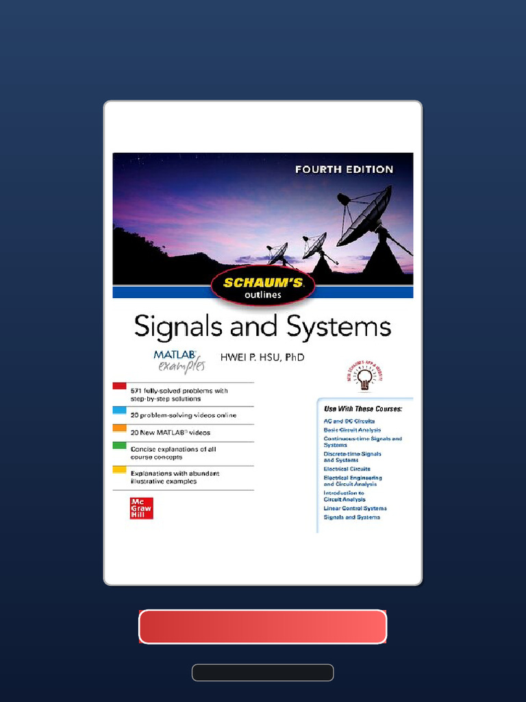 Complete Bundle Testbank Schaums Outline of Signals and Systems 4th ...