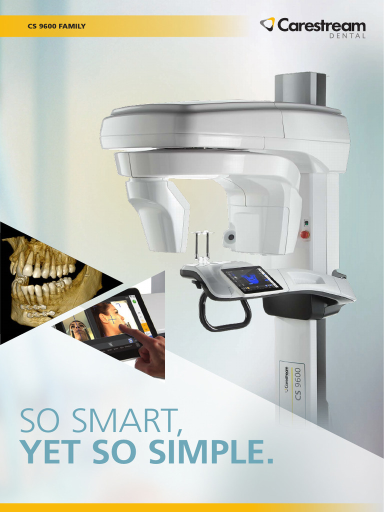 CS 9600 CBCT Scanner Overview | PDF | Dental Implant | Medical Specialties