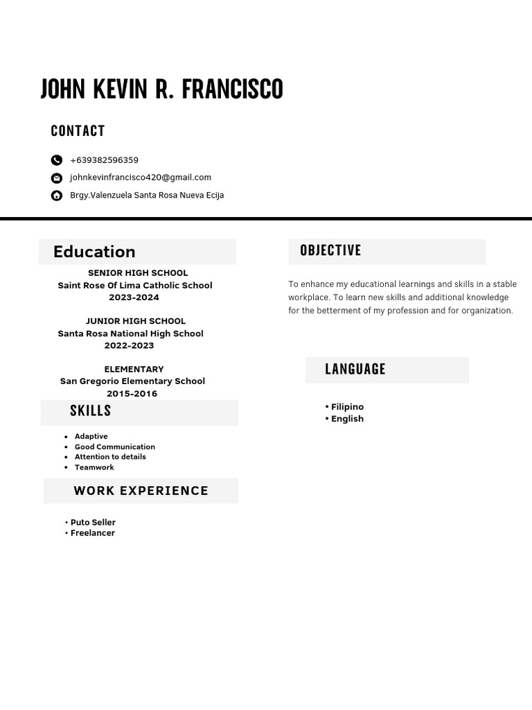Kevin Francisco | PDF
