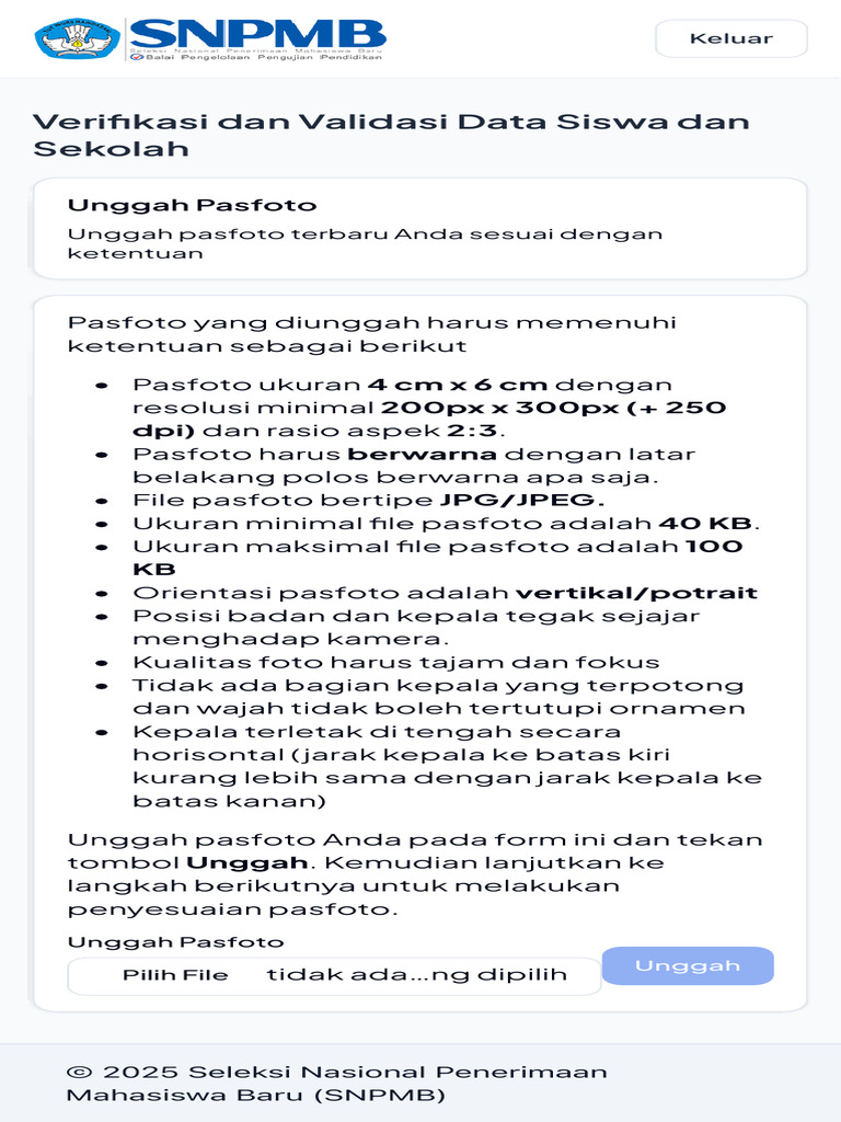 Verifikasi Dan Validasi SNPMB | PDF