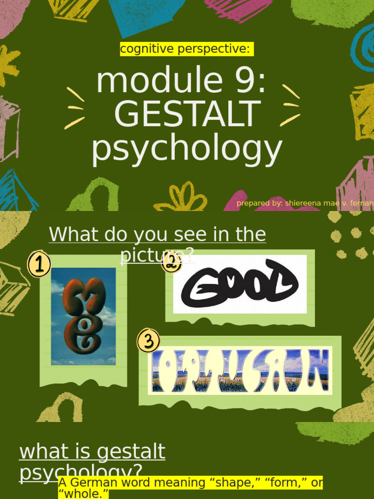Understanding Gestalt Psychology Principles | PDF | Perception | Psychology