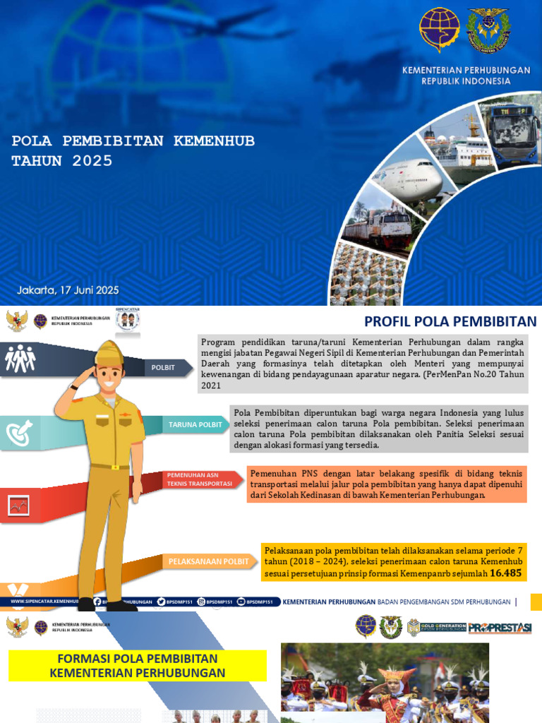 Formasi Polbit Kemenhub 2025 | PDF