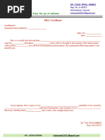 Wound Certificate Format | PDF