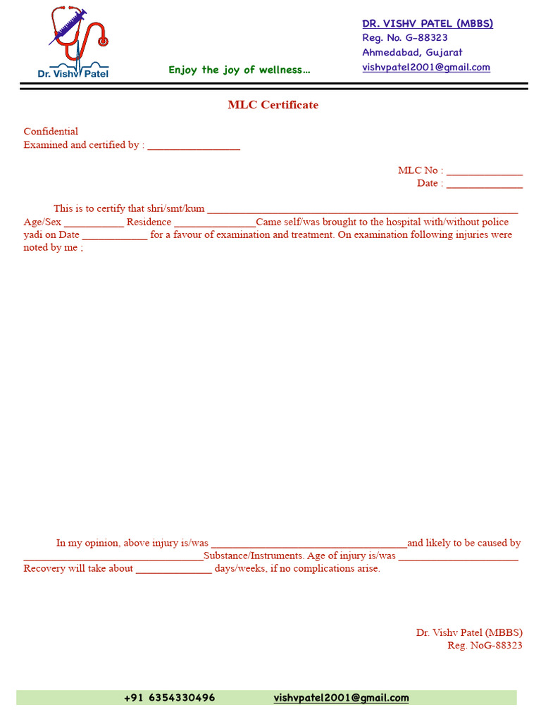 MLC Certificate - 2 | PDF