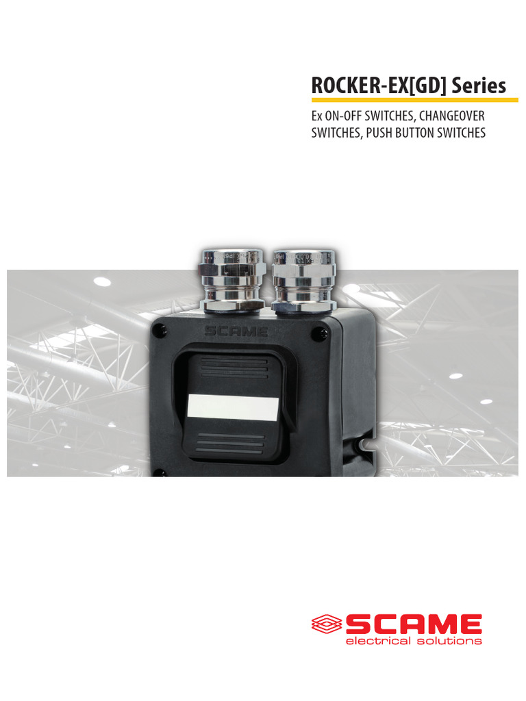 Rocker-EX[GD] Series Switches Overview | PDF | Switch | Electrical ...