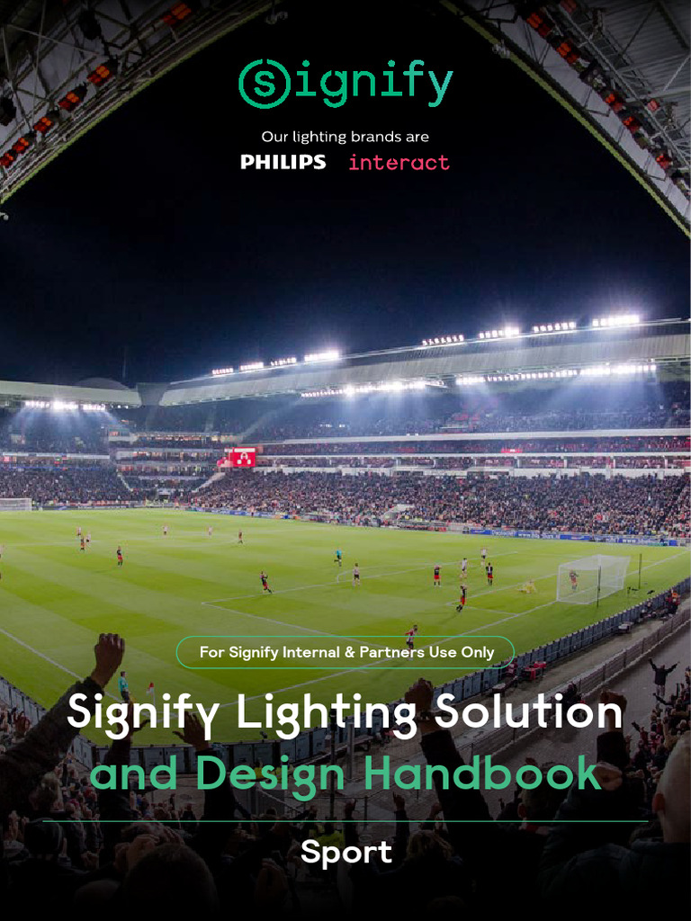 Sports Lighting Design Handbook | PDF | Lighting | Electrodynamics