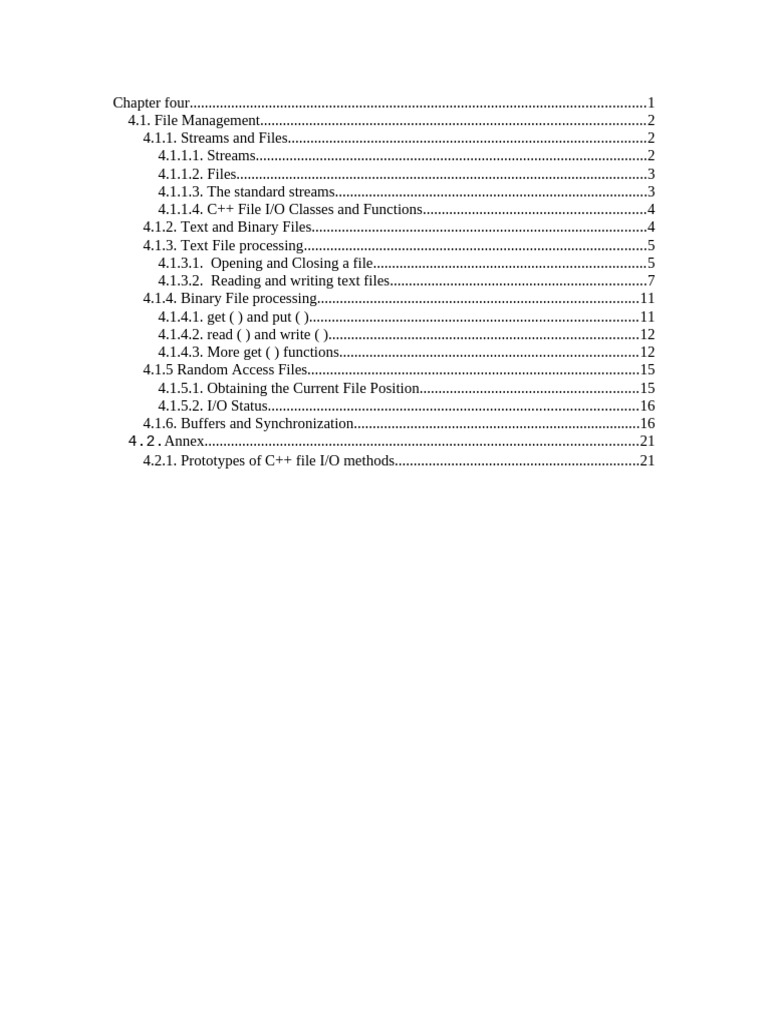 Chapter 4 - Files Management | PDF | Computer File | Information Technology