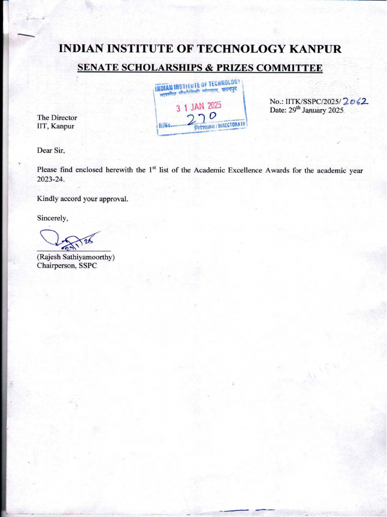 1st List of Academic Excellence Award For AY 2023-24-03-02-25 | PDF