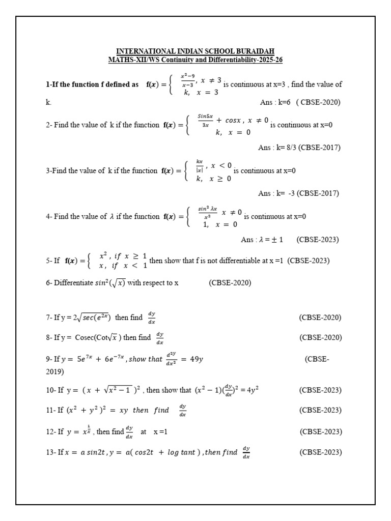 12 Maths 3 | PDF