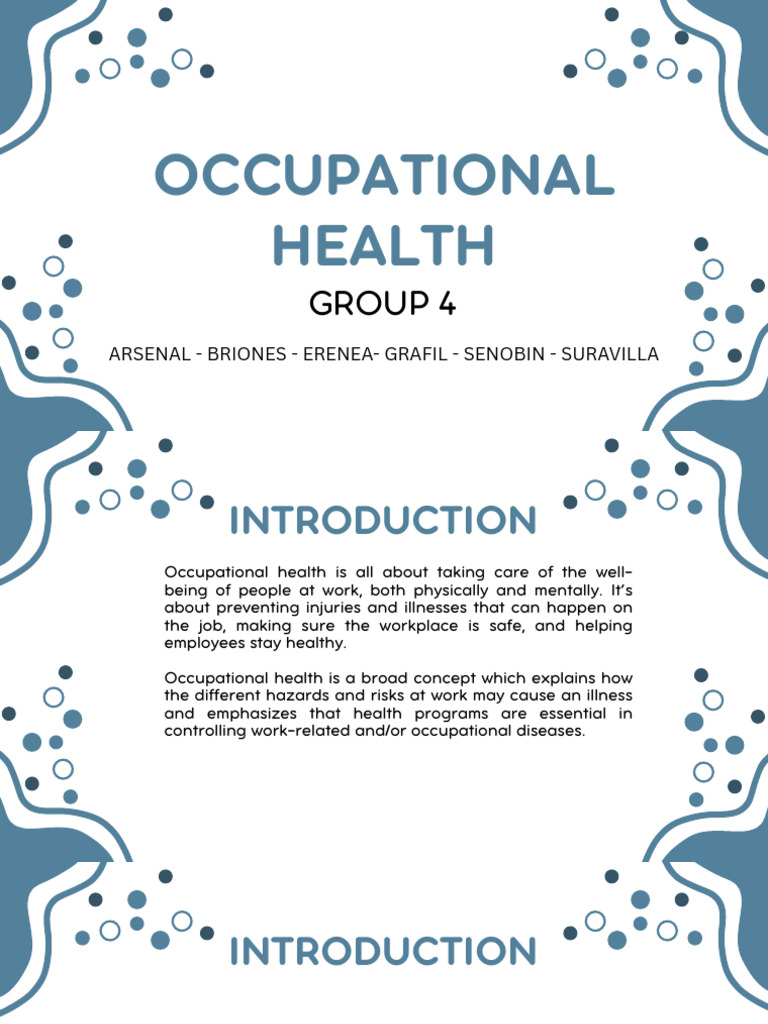 Occupational Health Group 4 20250529 060924 0000 | PDF | Occupational ...